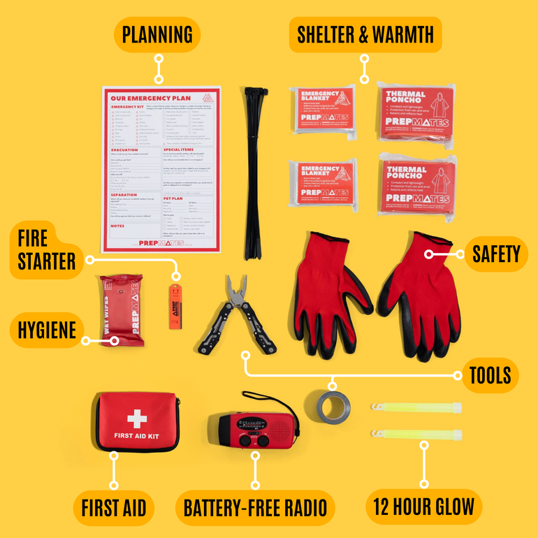 Emergency Kits & Survival Supplies | PrepMates Australia