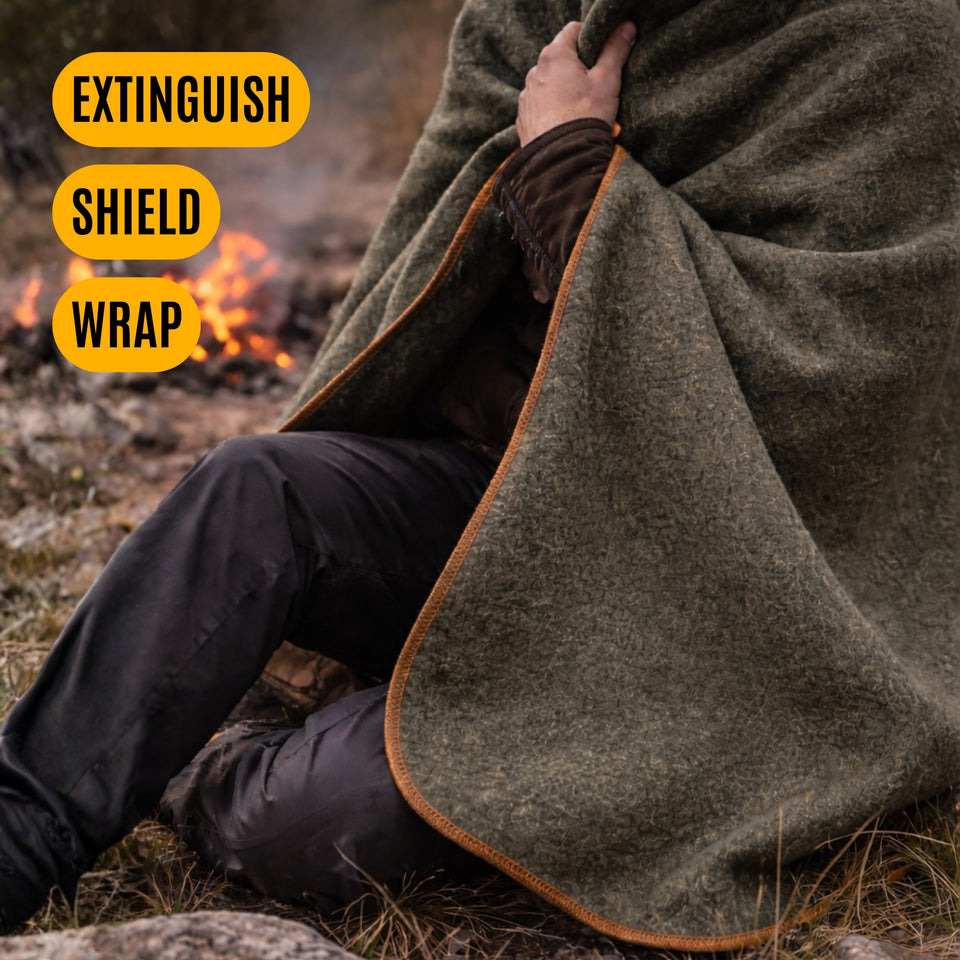 Fire-resistant Wool Blanket – PrepMates